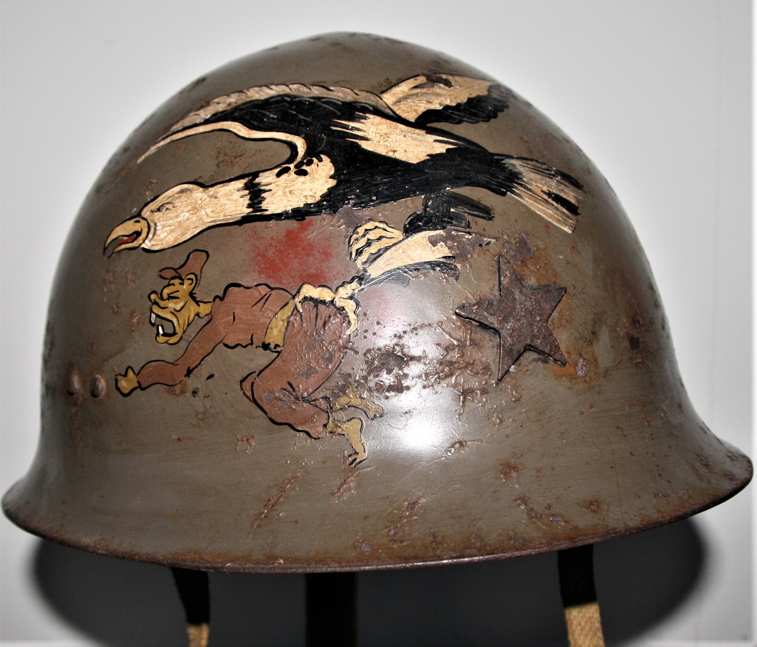 Camouflage and Non-Standard Painted Japanese Type 90 Steel Helmet for ...
